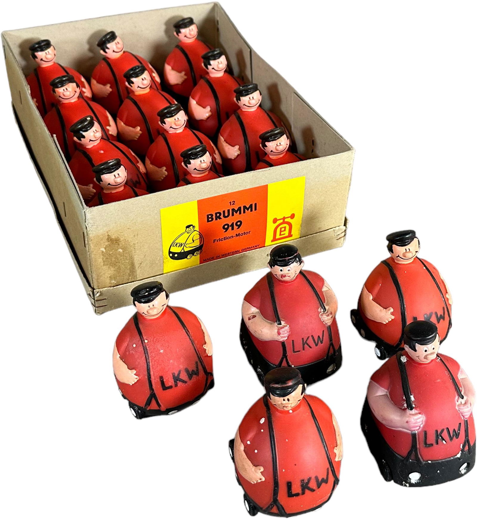 Lehmann Brummi Rotund Man Display Case Auction