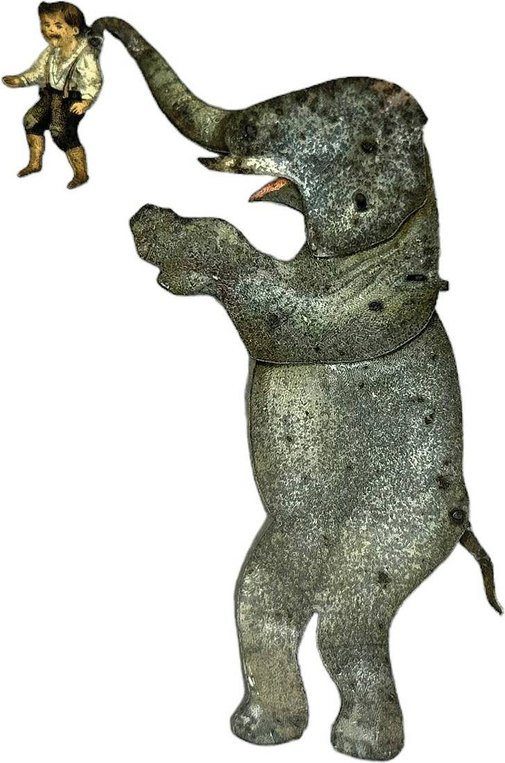 German Elephant Lifting Boy With Trunk Auction