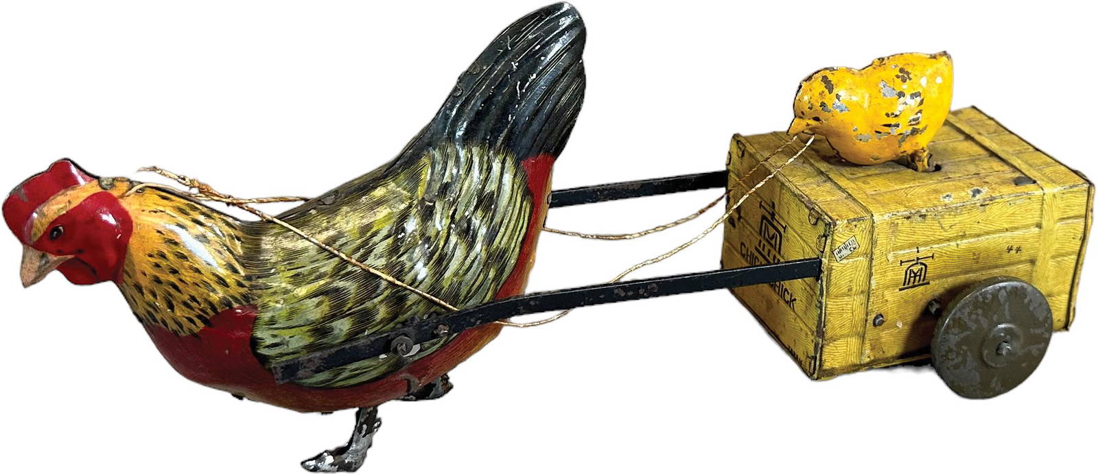 Hans Eberl Hen And Chick Cart Auction