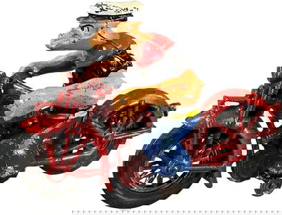 Hubley Popeye Motorcycle