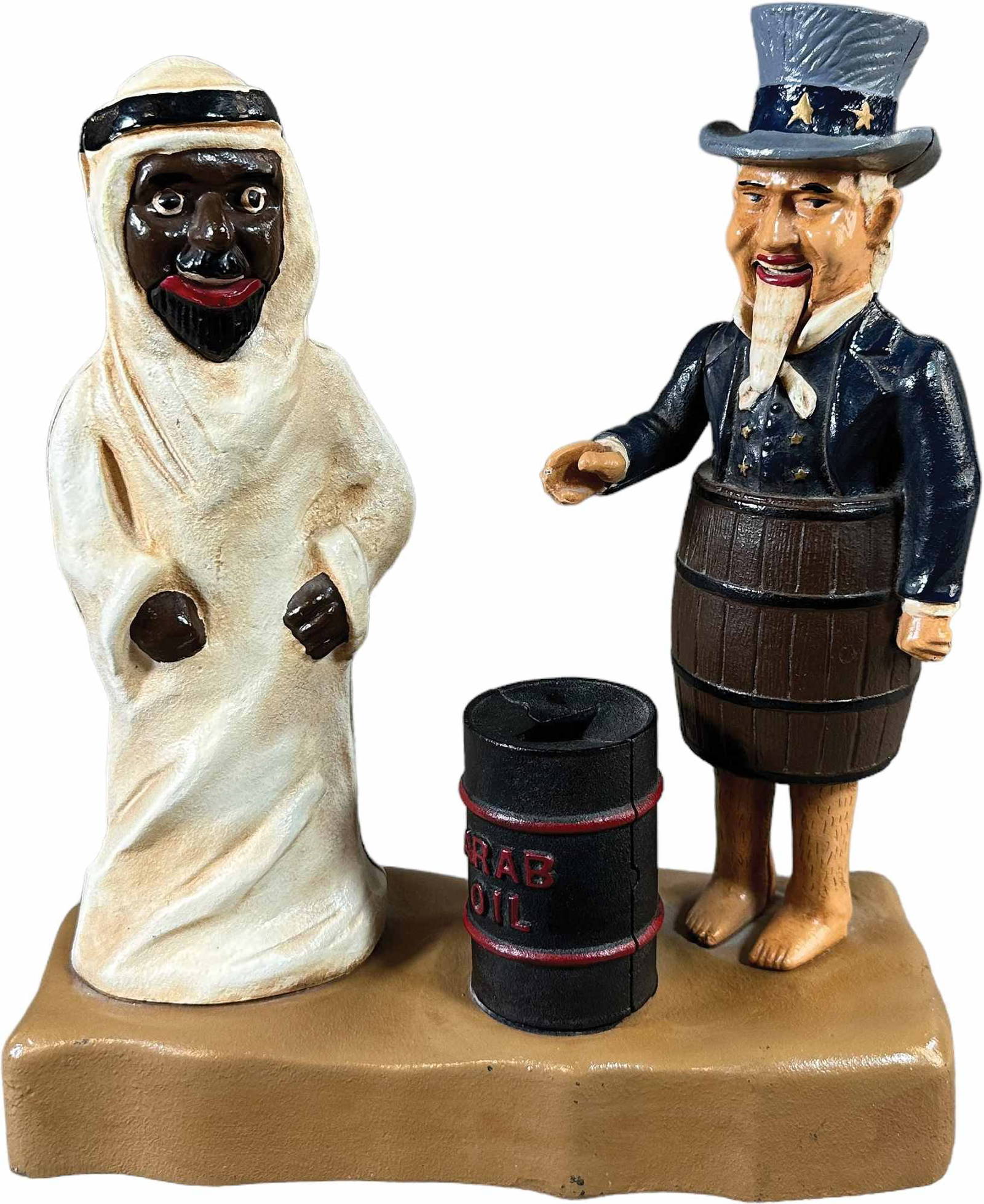 Uncle Sam & Arab Oil Mechanical Bank Auction