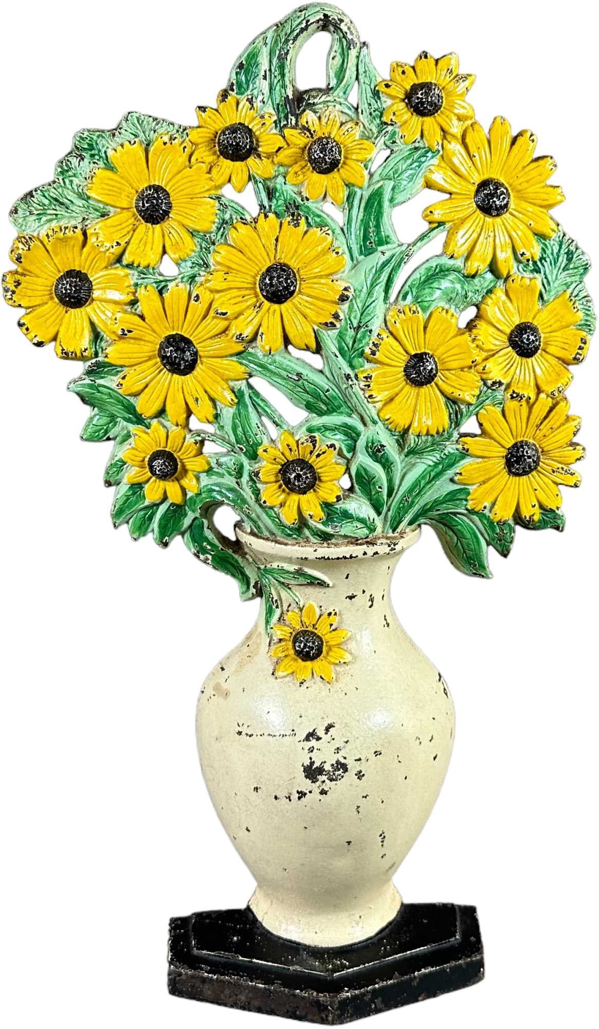 Hubley Black Eyed Susan Doorstop Auction