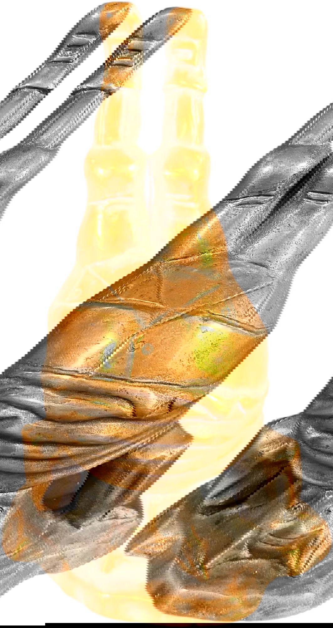 Rotund Man In Headstand Doorstop Auction