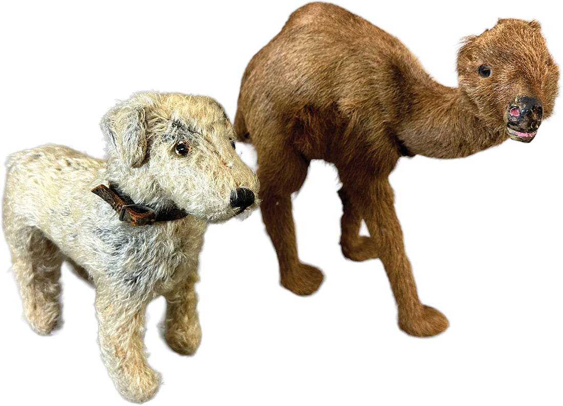 Stuffed Mohair Camel & Dog Auction