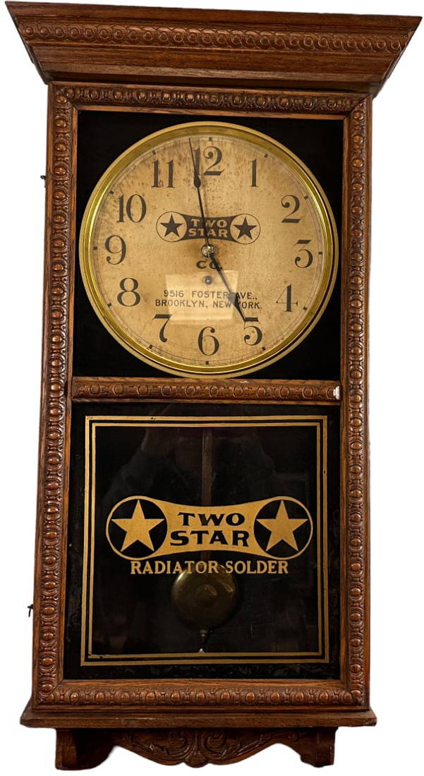 Two Star Radiator Solder Clock Auction