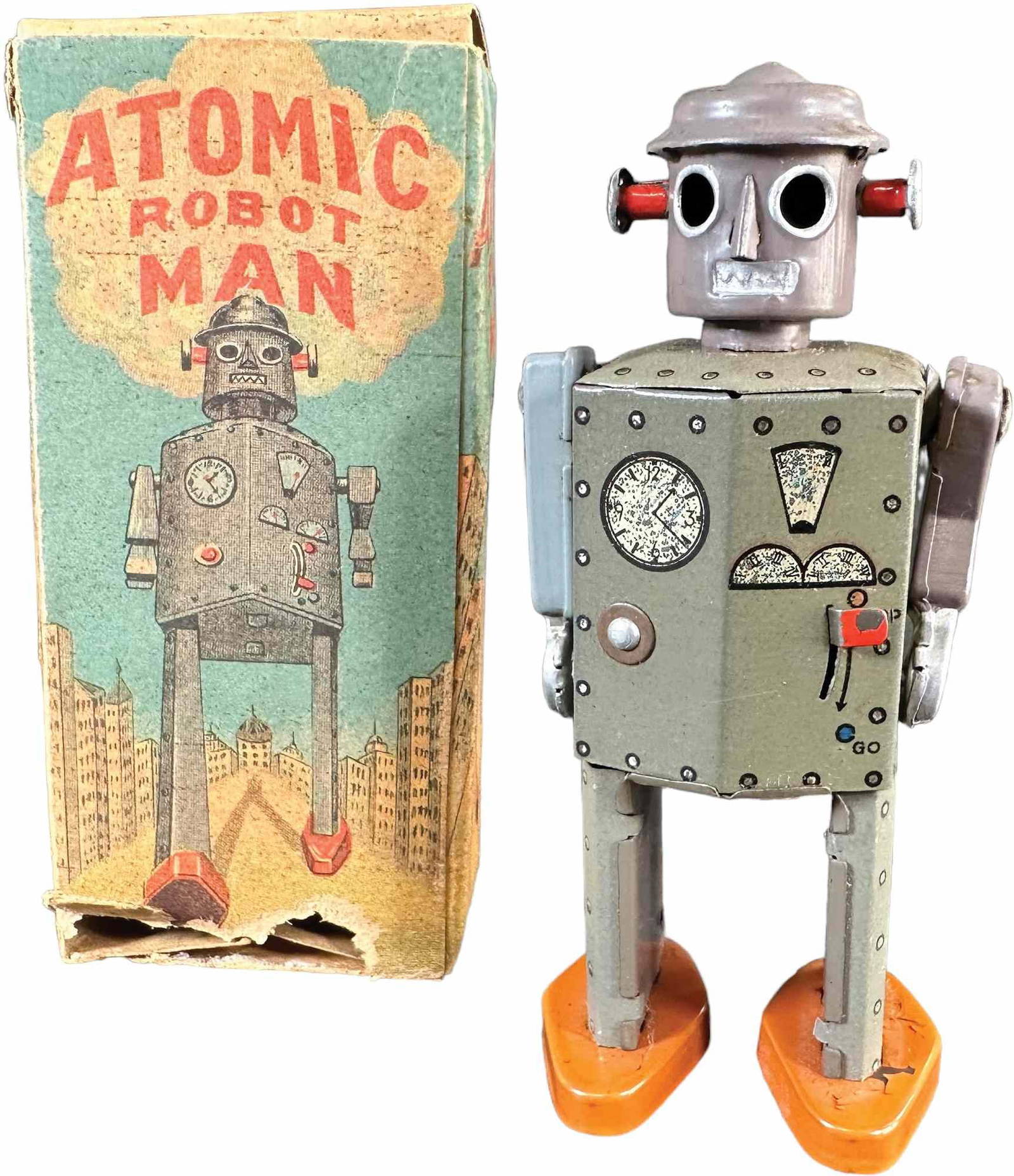 Boxed Japanese Atomic Robot Man Auction