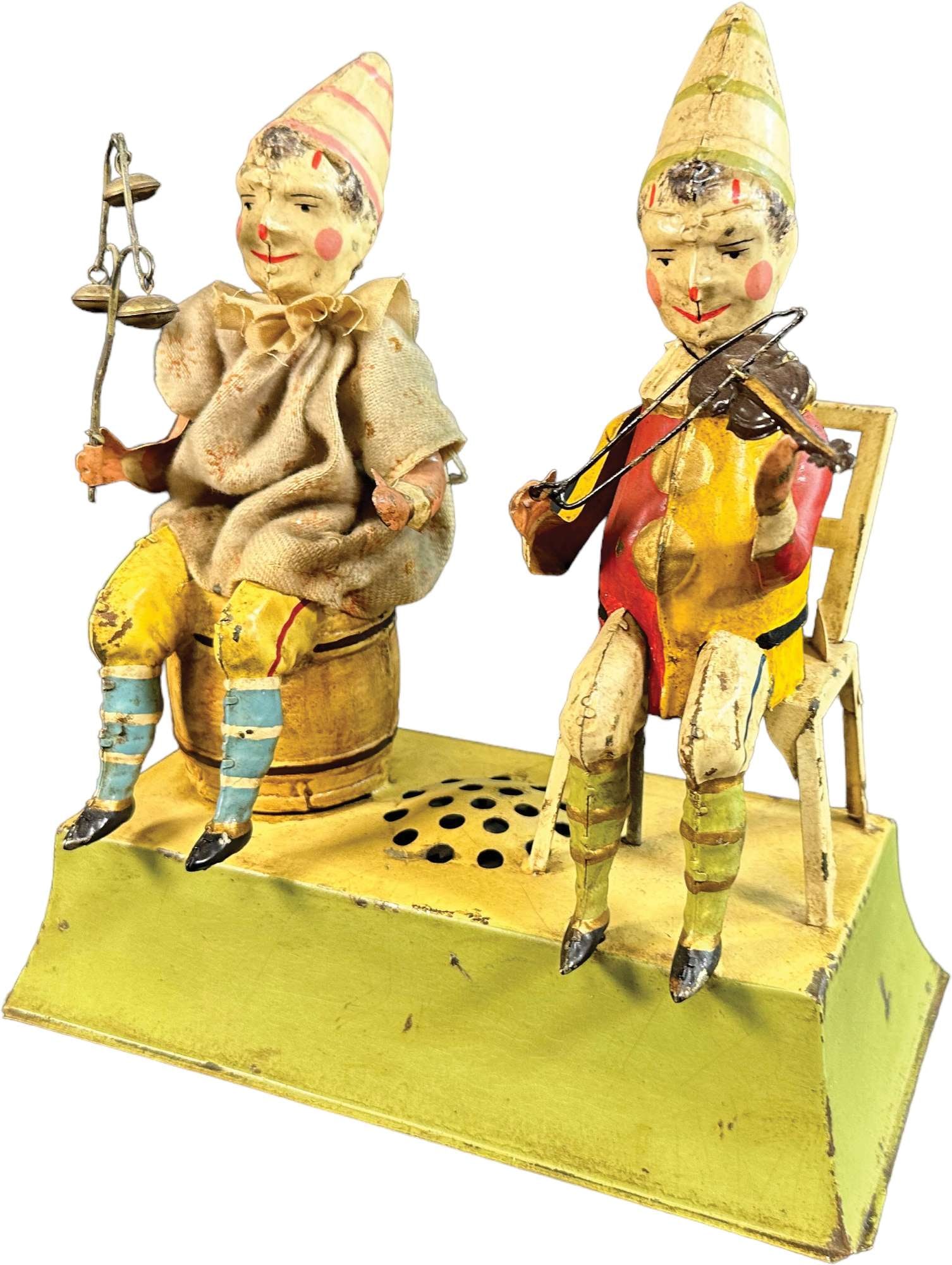 Gunthermann Seated Clown Musicians Auction