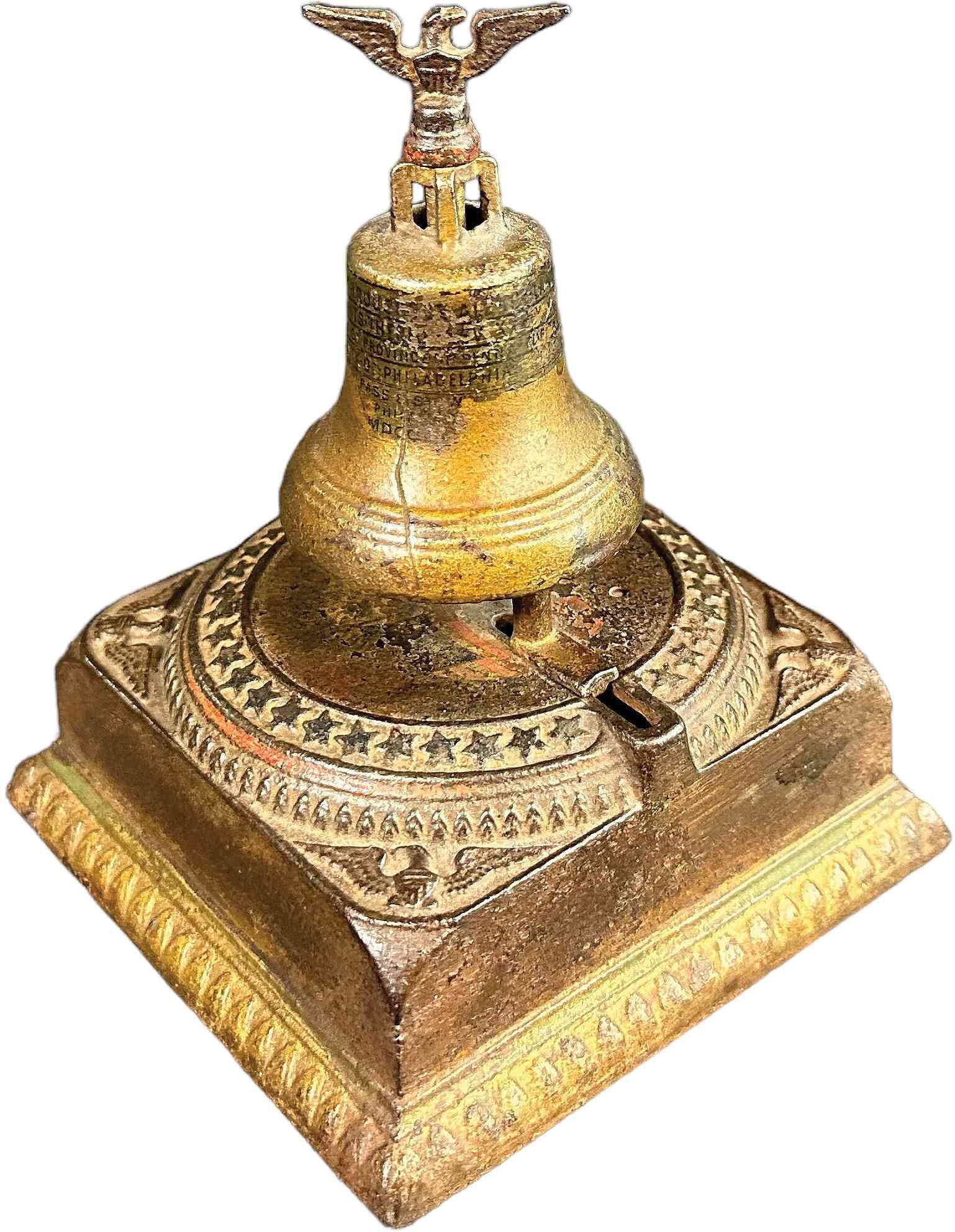 Memorial Money Bell Mechanical Bank Auction