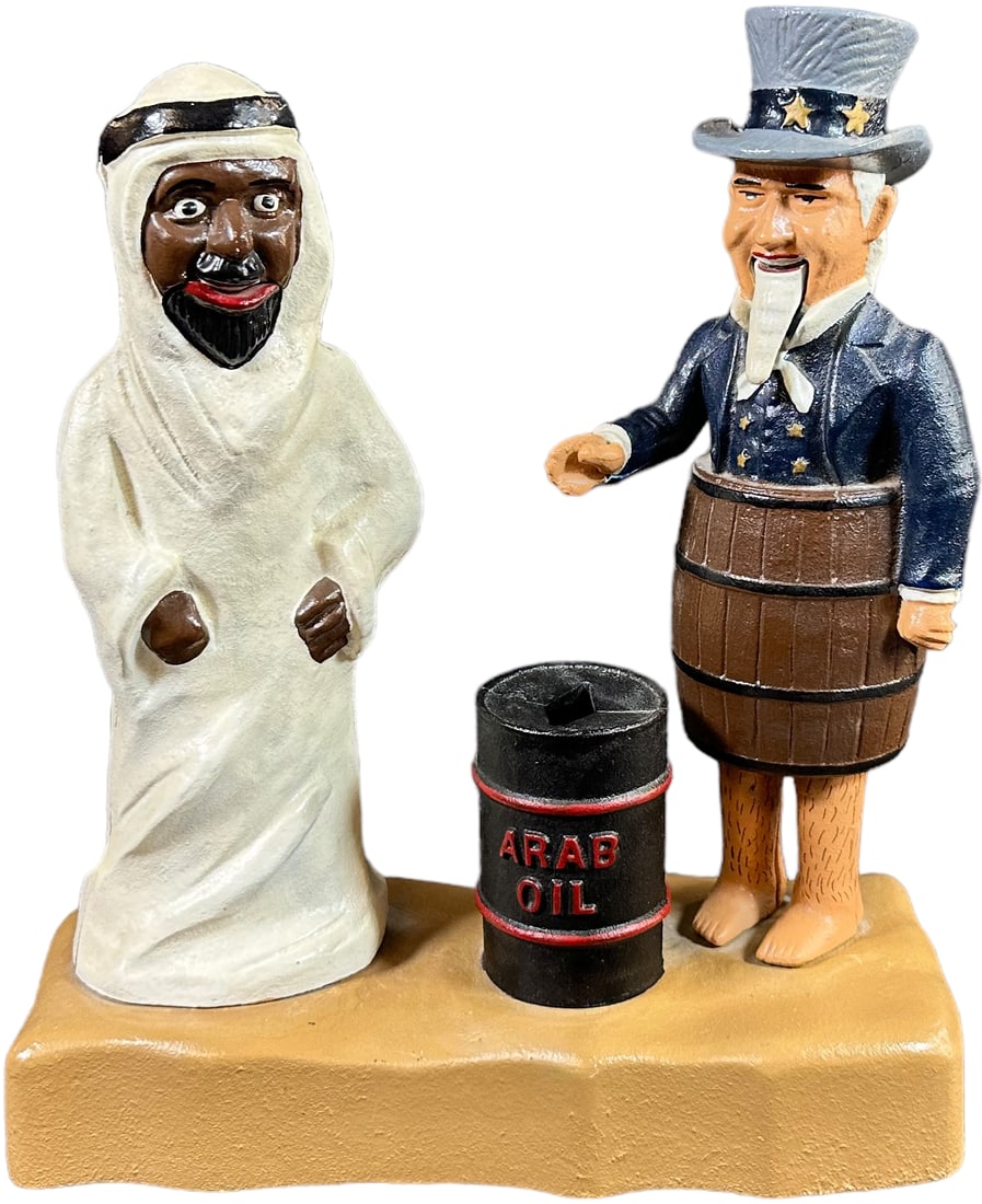 Uncle Sam & Arab Oil Mechanical Bank Auction