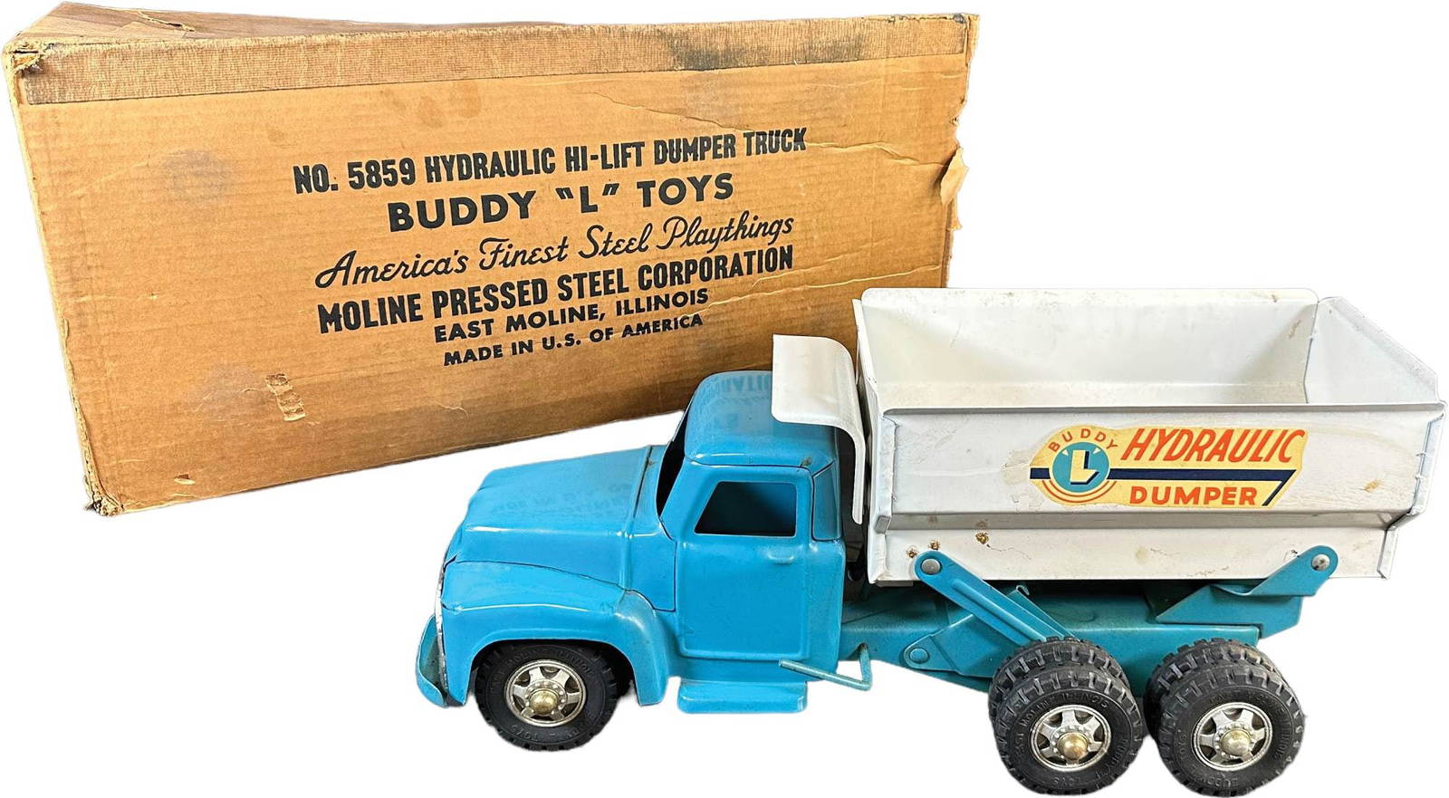 Boxed Buddy L Hydraulic Dump Truck Auction