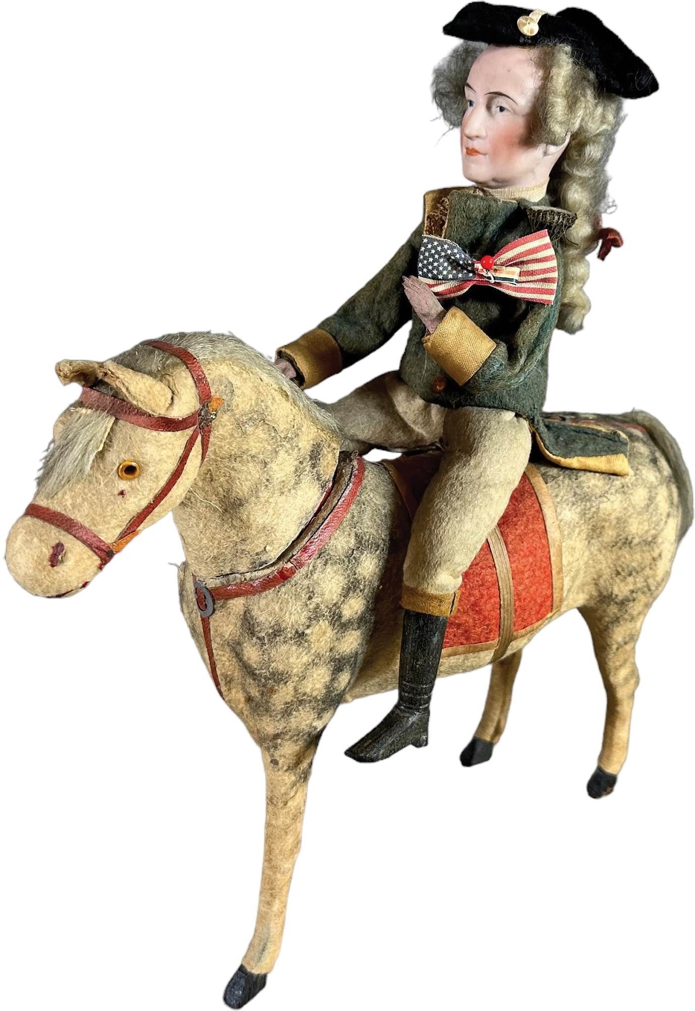 George Washington On Horse Candy Container