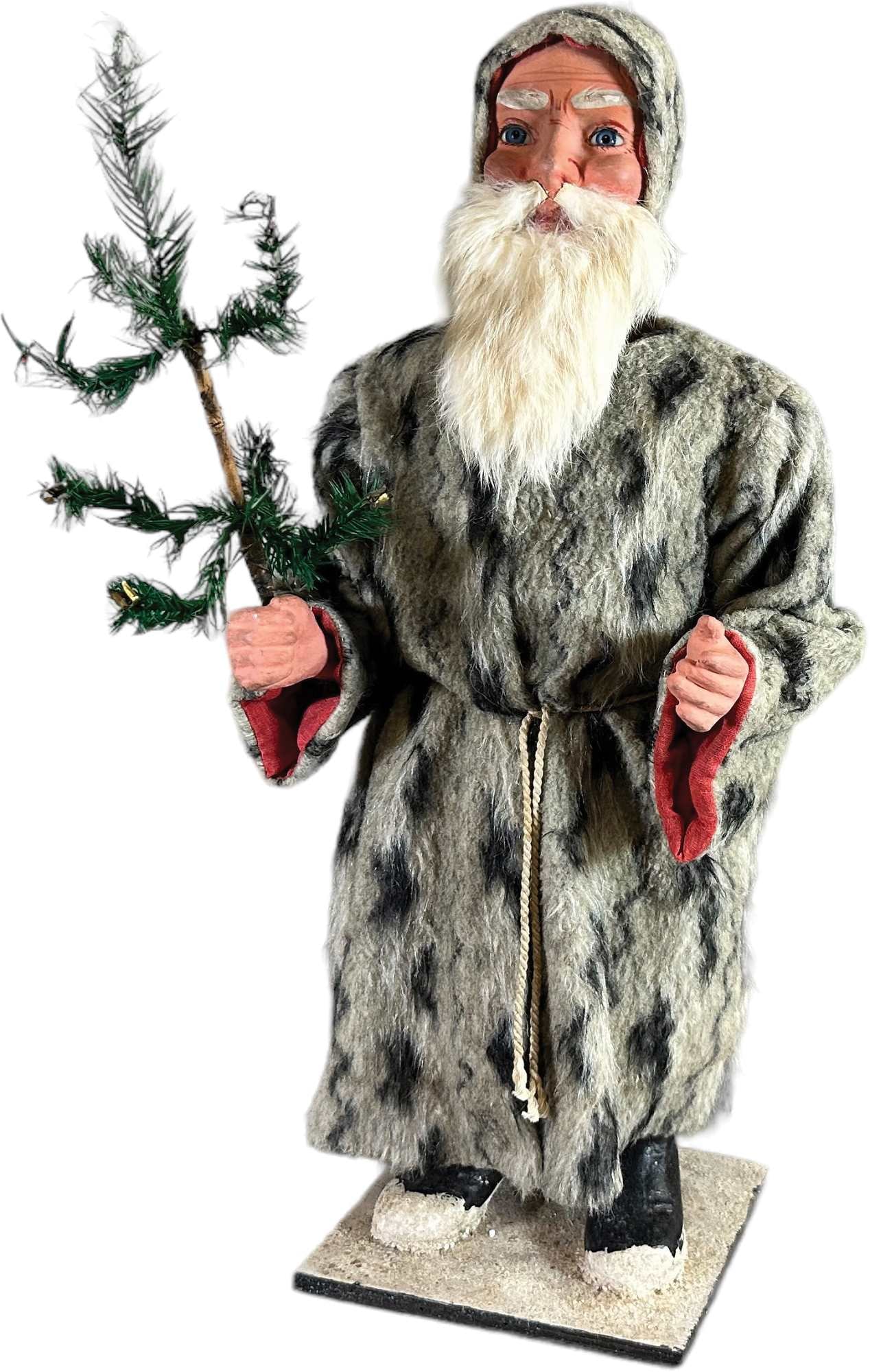 Tall Santa Clockwork Nodder Auction