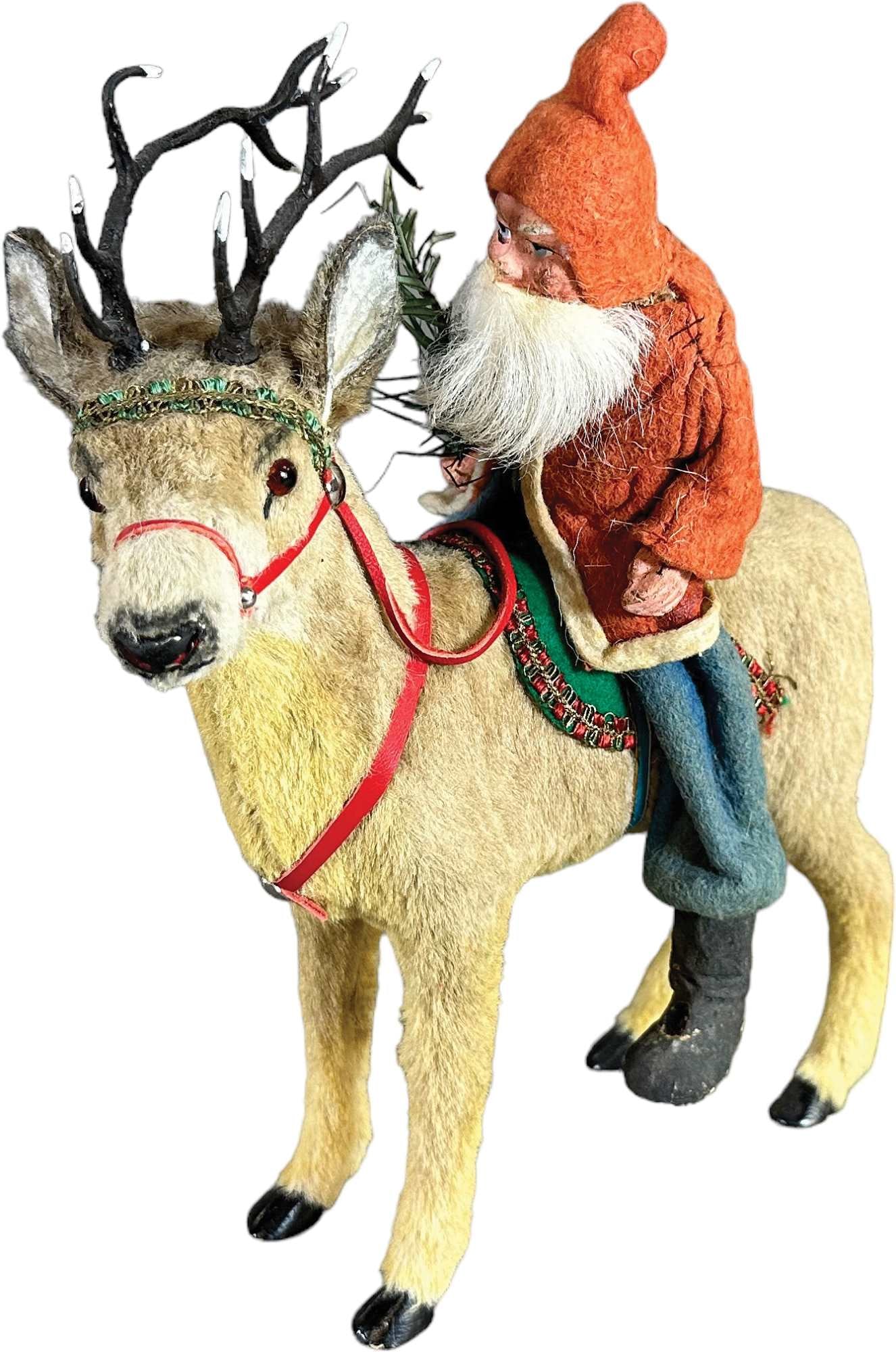 Santa Riding A German Reindeer Auction