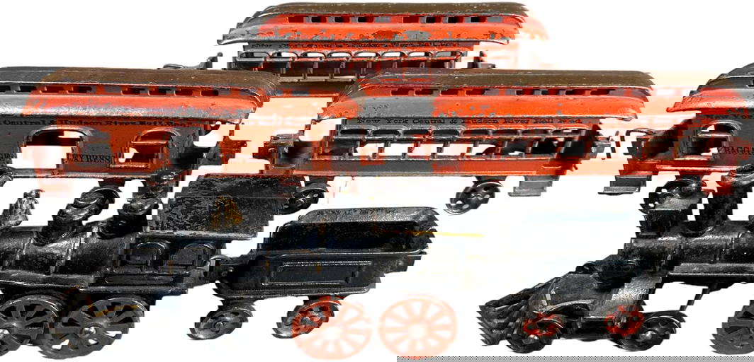 Harris Cast Iron 5 Pc Passenger Train Set