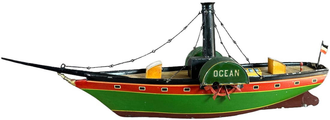 Rock And Graner Paddle Wheel Boat Ocean Auction