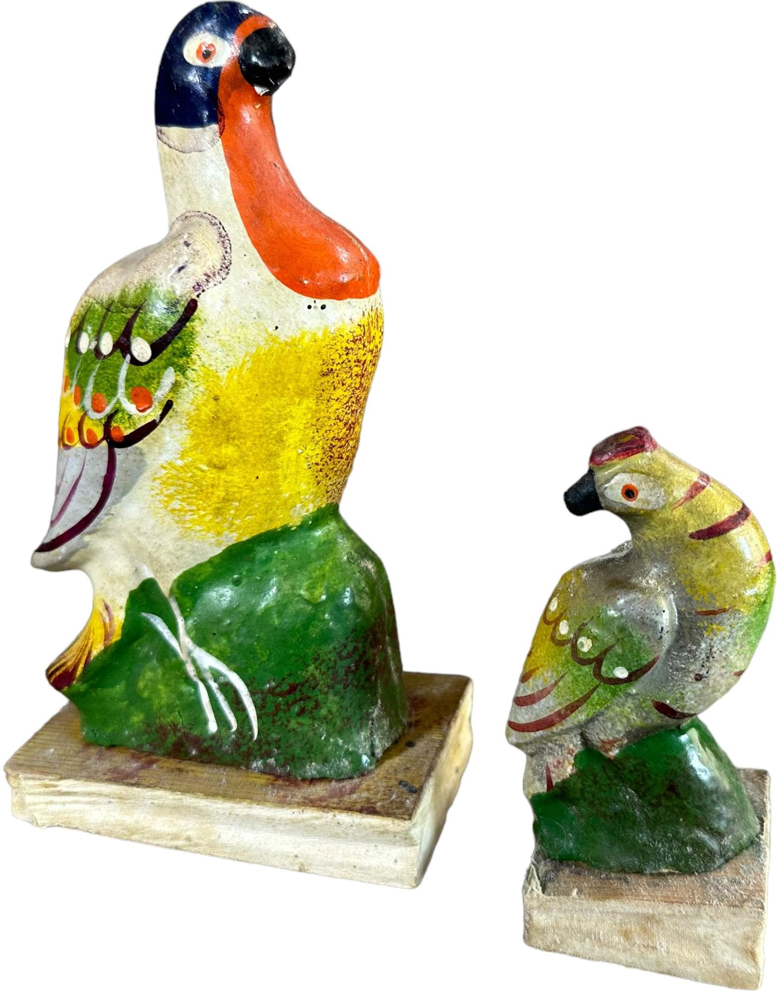 Two Beautiful Bird Squeak Toys