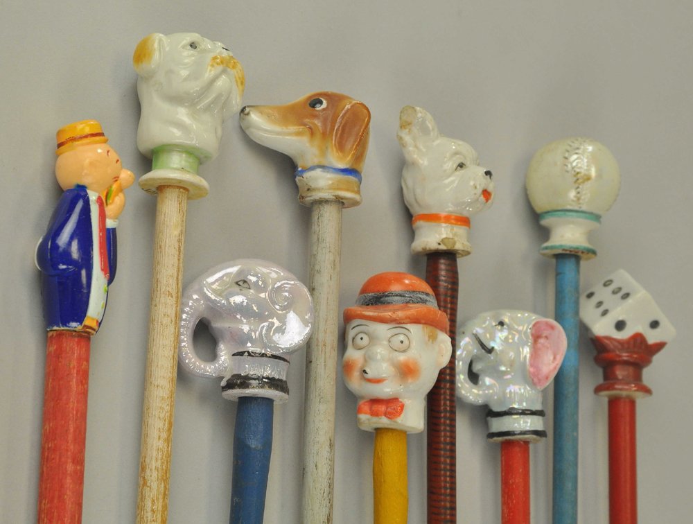 WHIMSICAL CANE CARNIVAL PRIZES - Sep 22, 2012 | Bertoia Auctions in NJ
