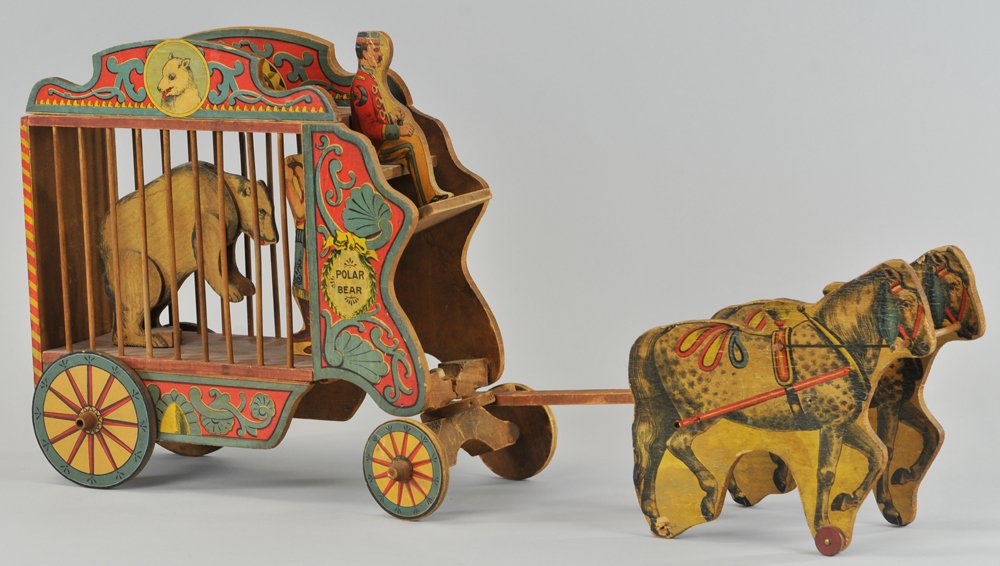 1769: REED POLAR BEAR CAGE WAGON