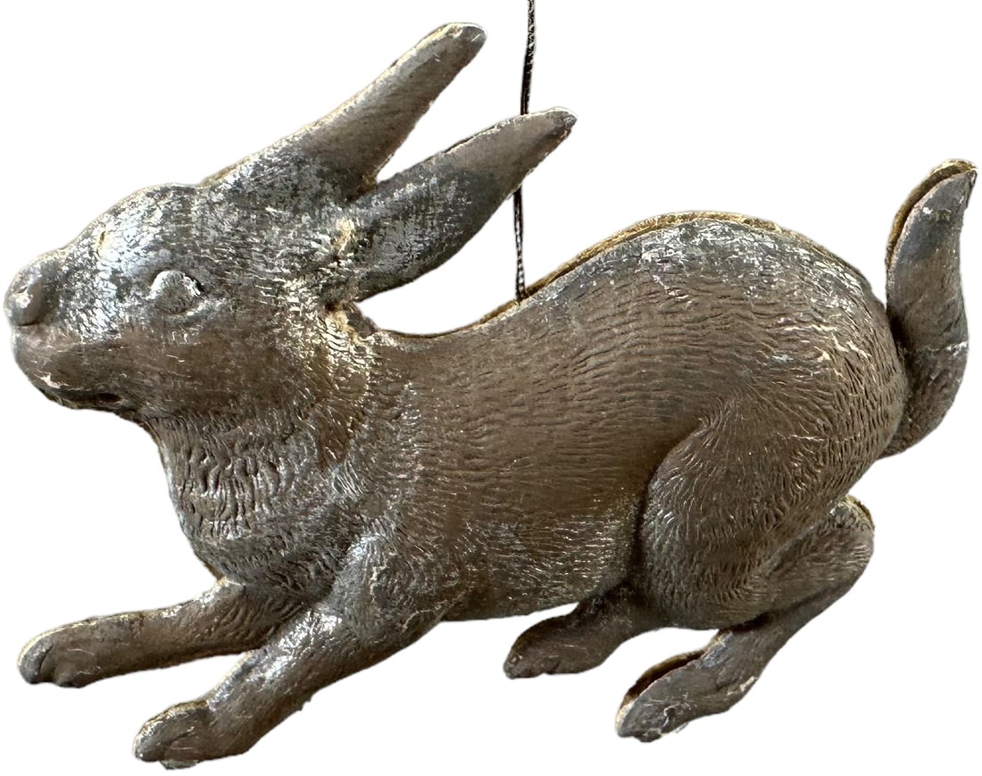 Running Rabbit Dresden Ornament Auction