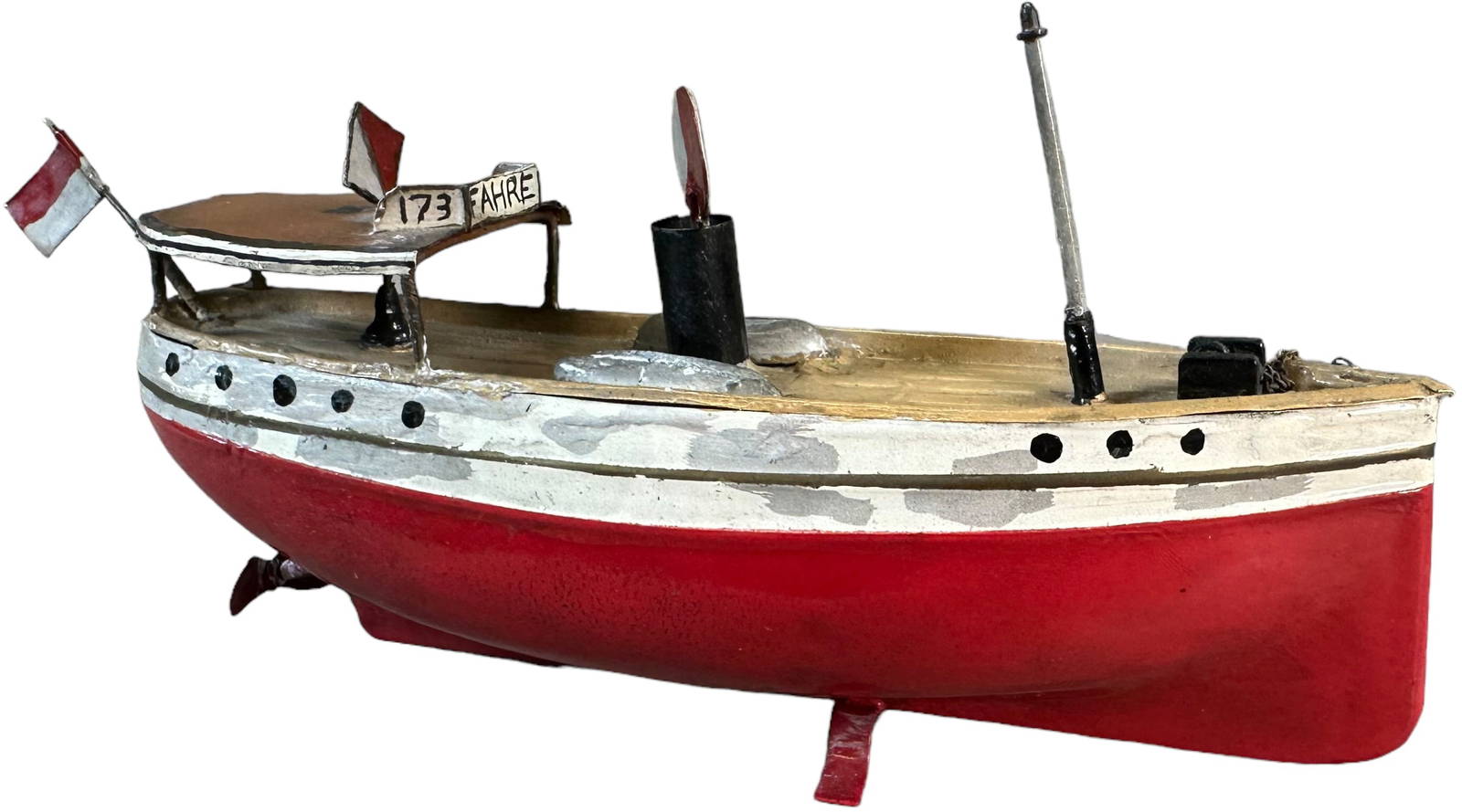 Early German Tin 173 Fahre Boat Auction