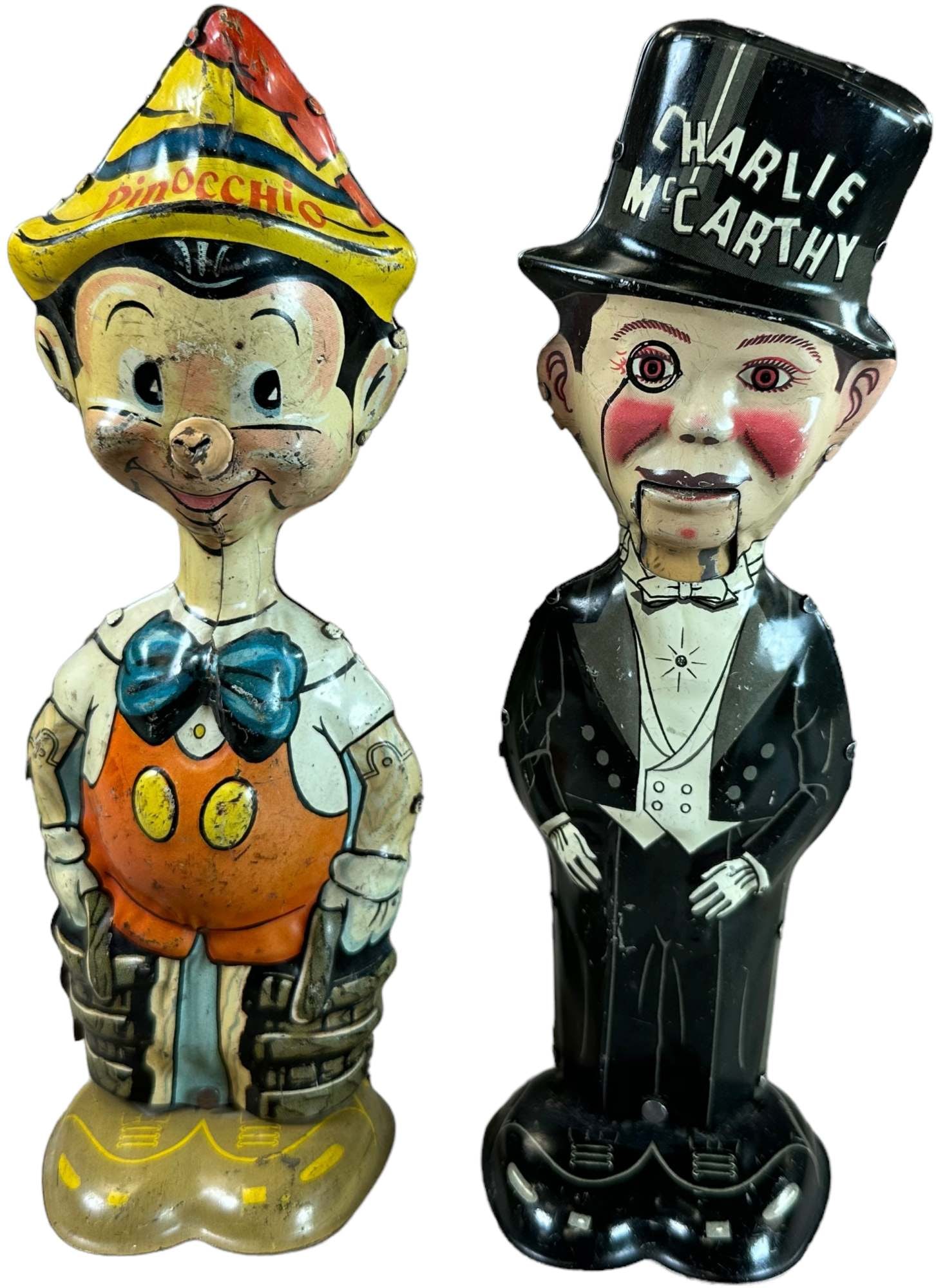 Marx Charlie Chaplin & Pinocchio Walkers Auction