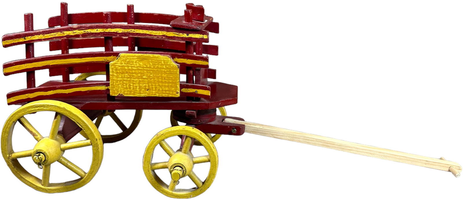 Early Wooden Stake Cart Auction
