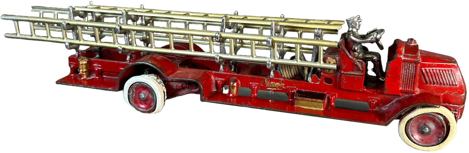 Large Arcade Mack Ladder Truck Auction