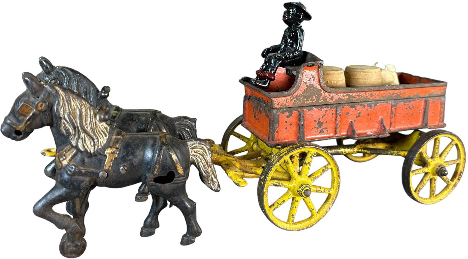 Kenton Two Horse Dray Wagon Auction
