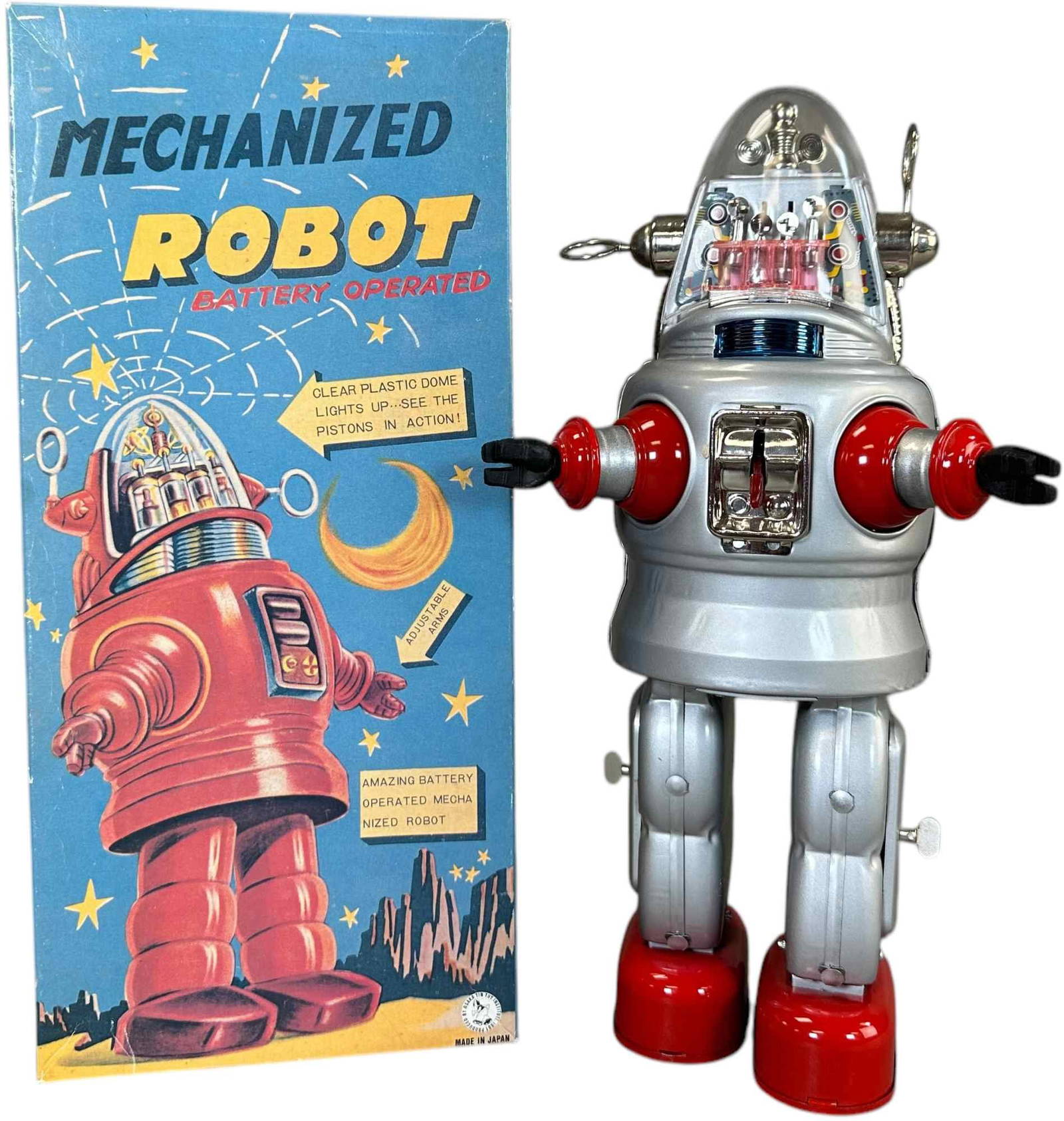 Boxed Osaka Tin Age Collection Mechanized Robot Auction