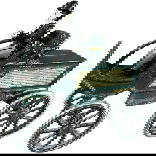 Ives Early Horseless Runabout Tiller Cart