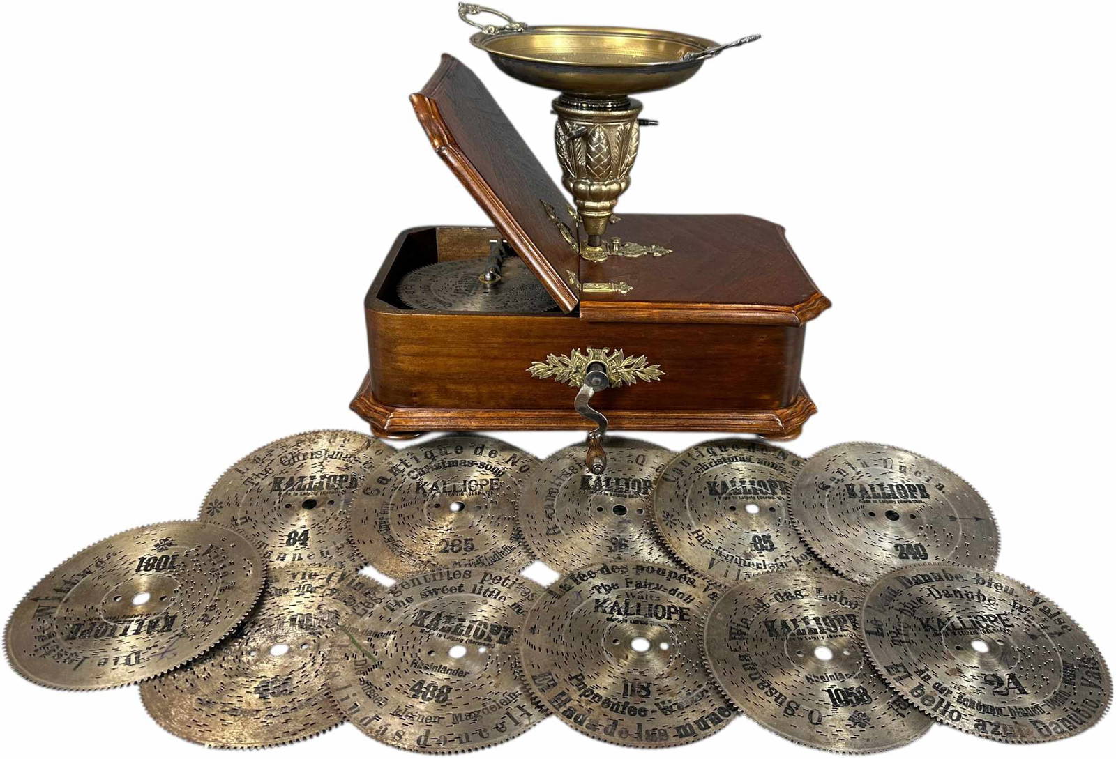 Wooden Musical Christmas Tree Stand Auction