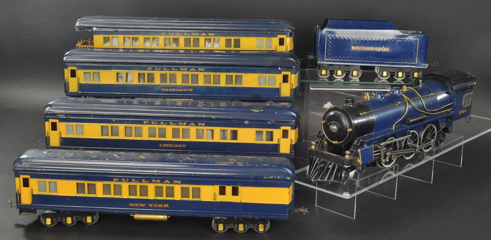 BOUCHER #2500 LOCOMOTIVE PASSENGER SET