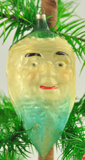 Parsnip Face Man Ornament