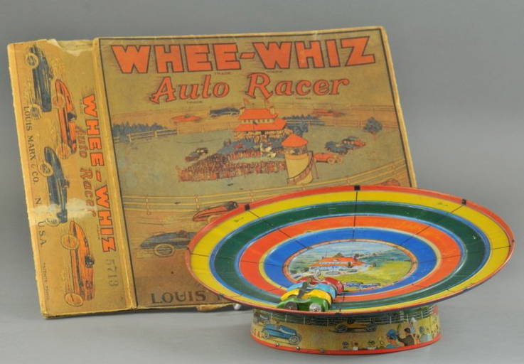 Marx Wind Up Whee Whiz Auto Racing Toy