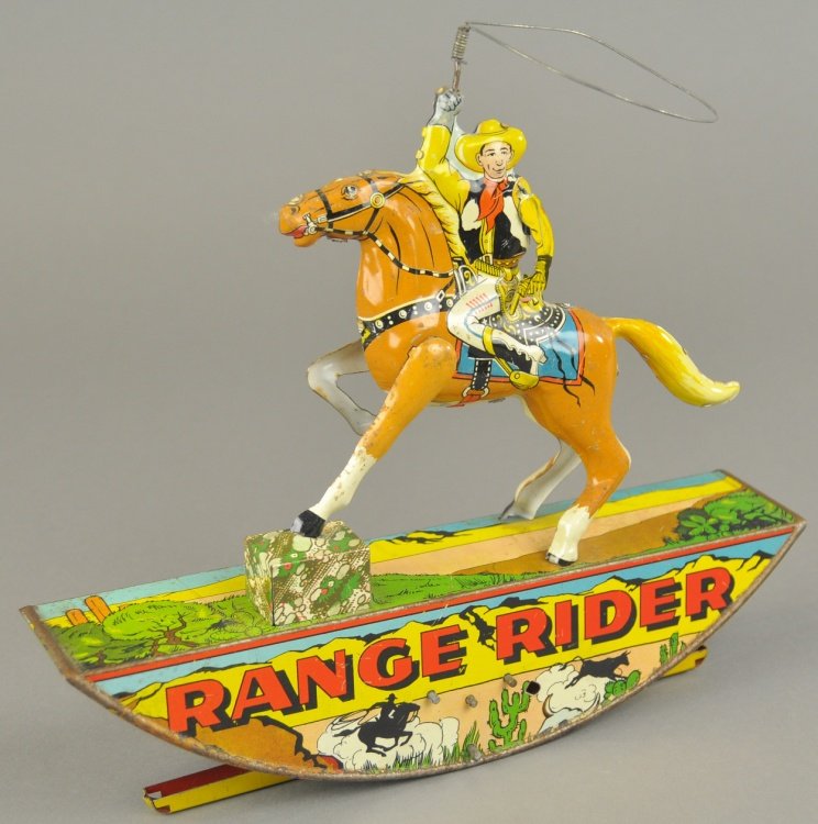 MARX LONE RANGER ON SILVER RANGE RIDER