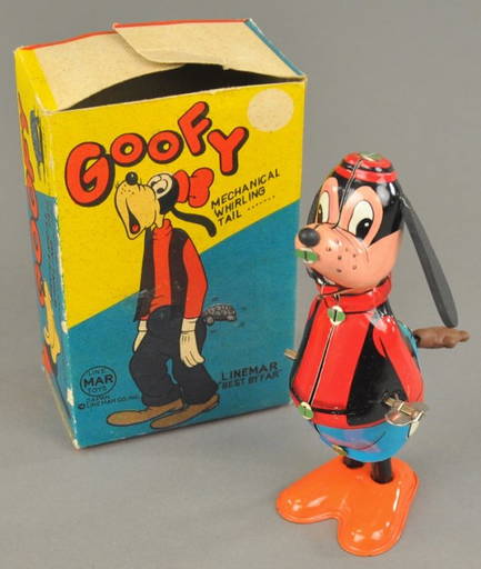 GOOFY MECHANICAL WHIRLING TAIL w/BOX - Sep 19, 2014 | Bertoia Auctions ...