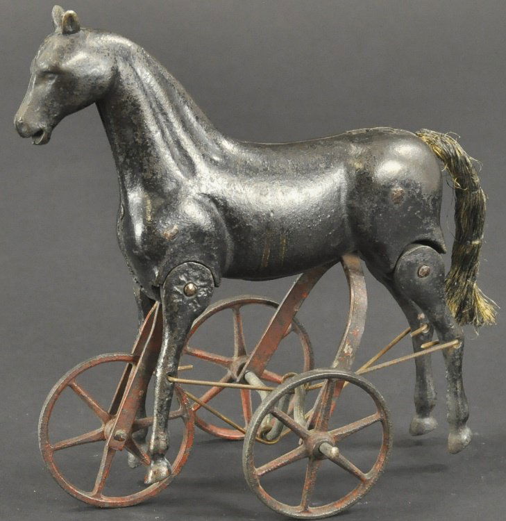 IVES WALKING HORSE ON WHEELS