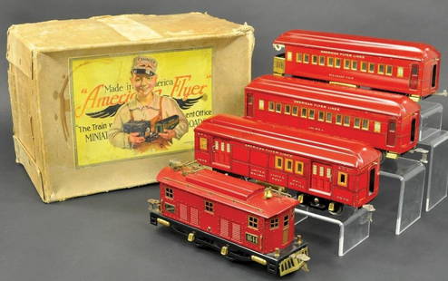 American Flyer Train Set In Box W/21100 Engine