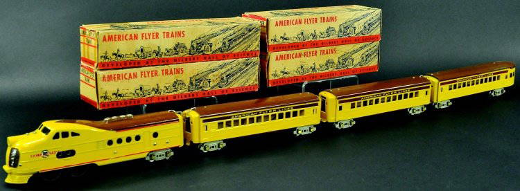 American Flyer Union Pacific Streamline Train Set