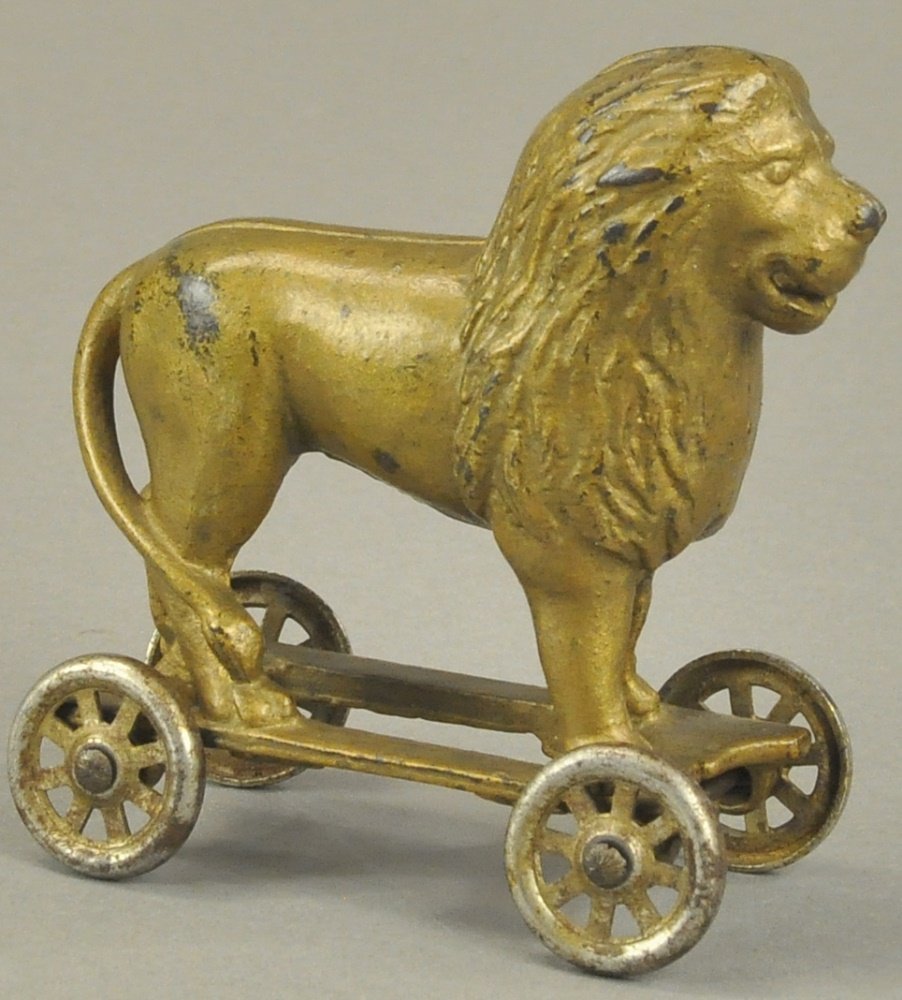Lion On Wheels Still Bank