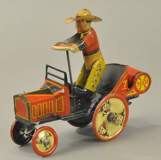 MARX COWBOY WHOOPEE CAR - May 21, 2016 | Bertoia Auctions in NJ