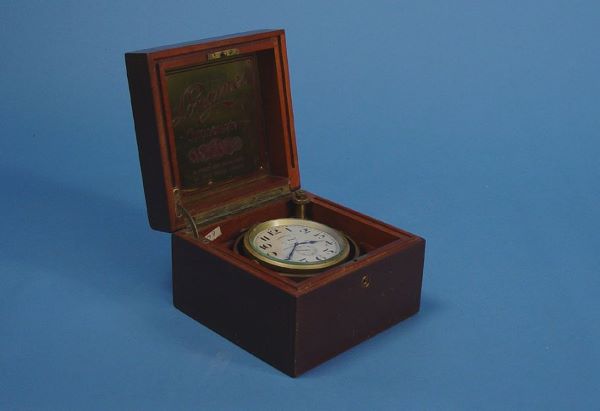 Longines Marine Chronometer In Gimbaled Box