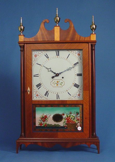 Elmer Stennes Pillar & Scroll Clock, Circa 1968 Price Guide