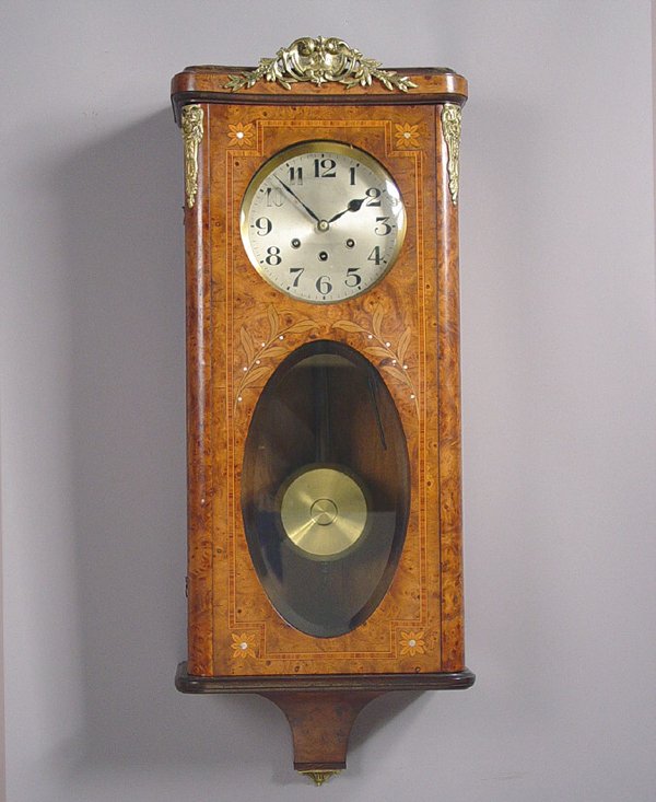1: Gustav Becker Burlwood Wall Clock