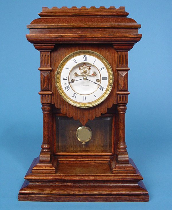 E.N. Welch “Khedive” Clock in Oak, Circa 1889 Price Guide