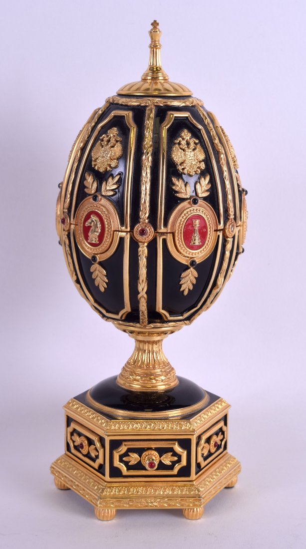 HOUSE OF FABERGE IMPERIAL EGG CHESS SET