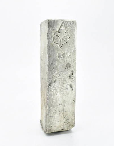 Dutch (v.o.c.) Silver Ingot Bar Salvage Rooswijk Cargo Circa 1739