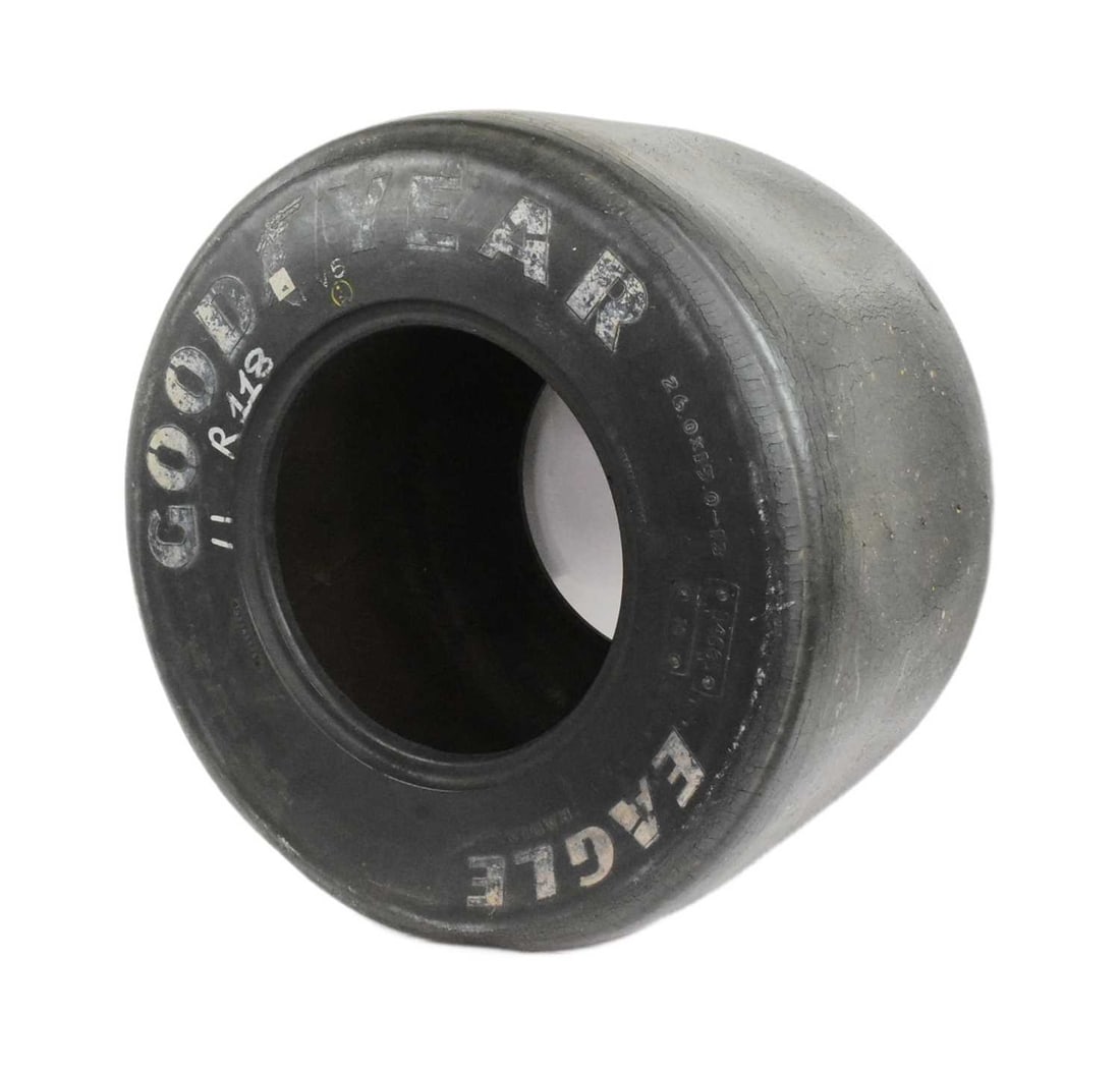 Formula One - Goodyear Eagle F1 Racing Car Tyre Table Auction
