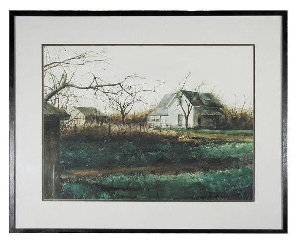 Mark Stewart, Watercolor On Paper