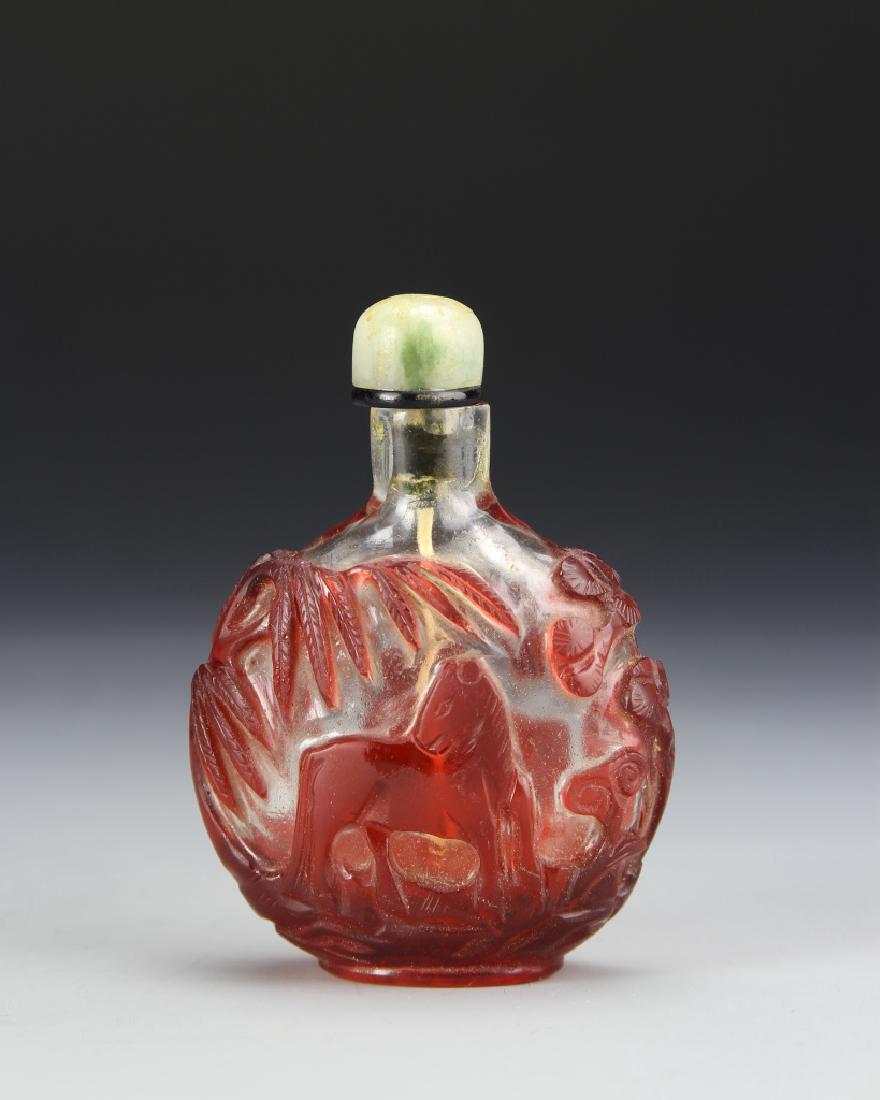Chinese Peking Glass Snuff Bottle